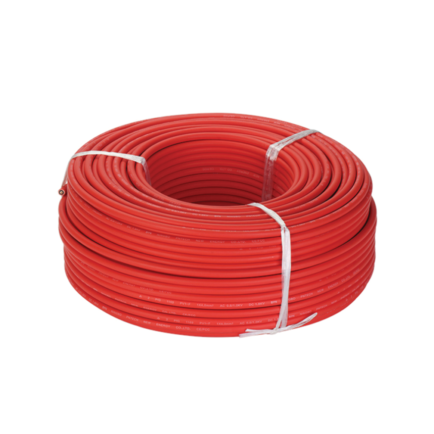 6mm2 PV Cable Wire [ORANGE] – per ft – Total Solar Energy Ltd