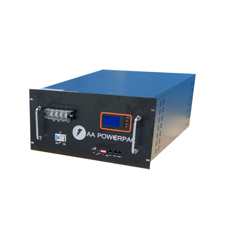 100Ah 5kW | AA PowerPac Battery Solar Lithium 51.2v | Rack Mount ...