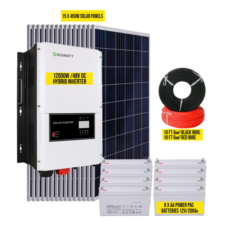 12KW Growatt Hybrid (5800W) Package – Total Solar Energy Ltd