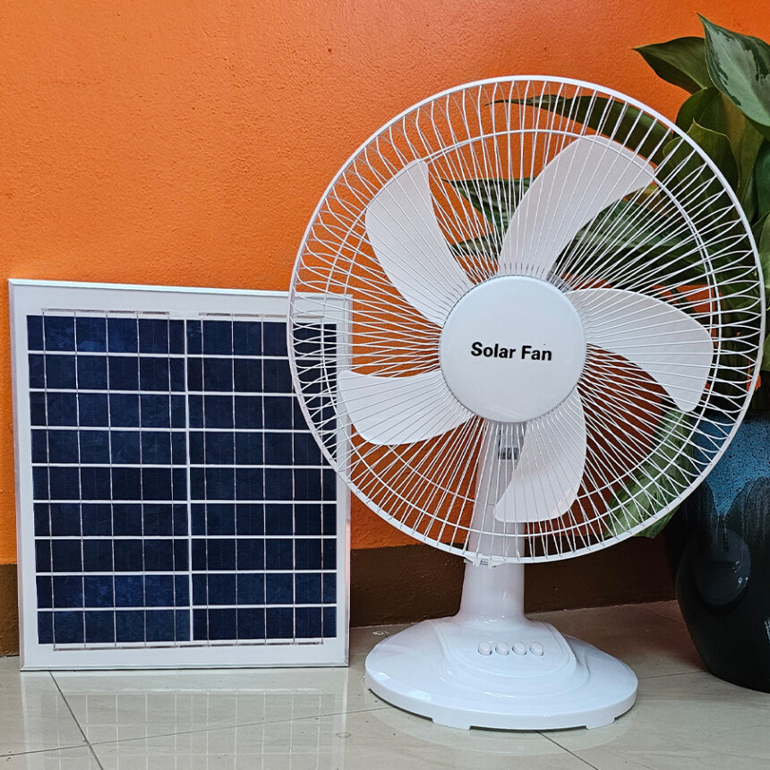 16 Inch Solar Standing Fan – Total Solar Energy Ltd