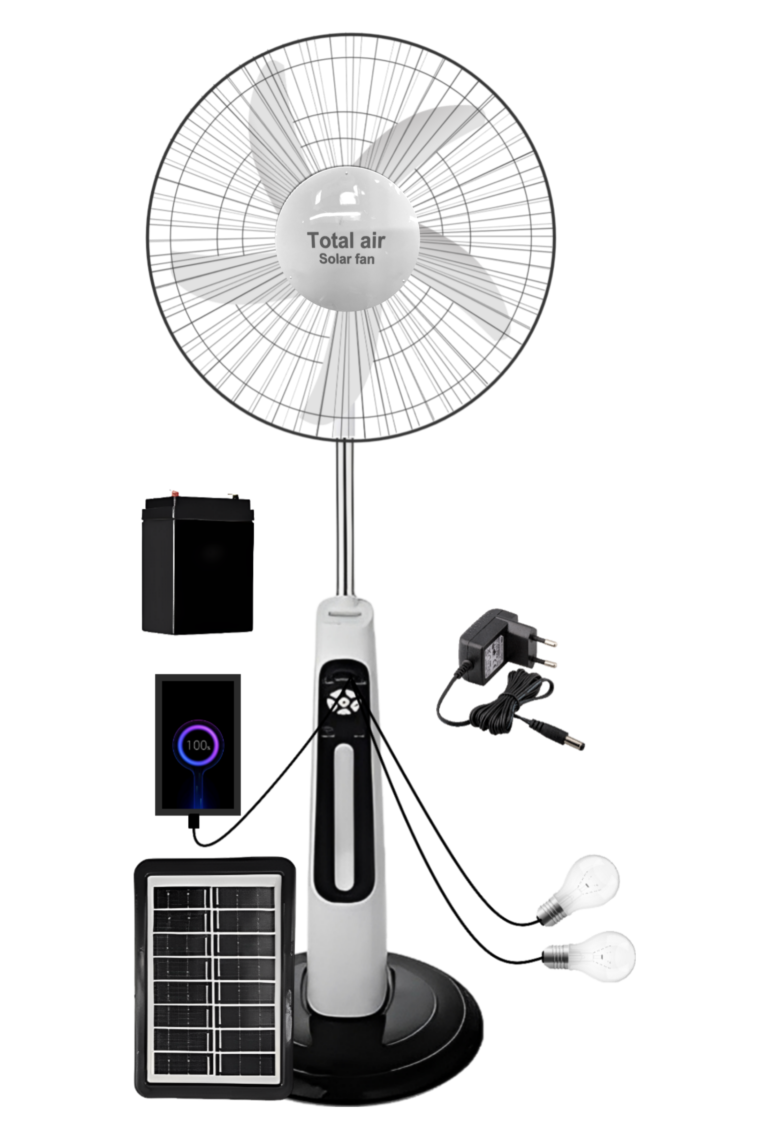 16 Inch Solar Standing Fan – Total Solar Energy Ltd