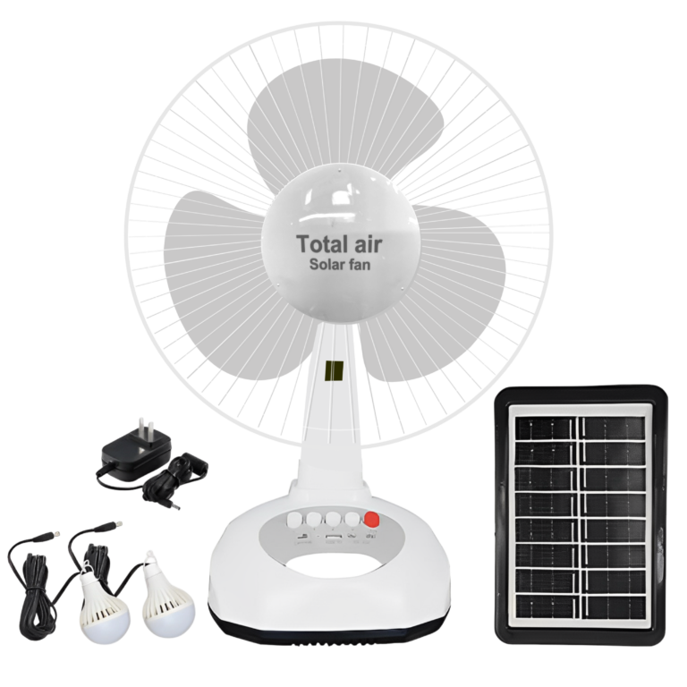 16 Inch Solar Standing Fan – Total Solar Energy Ltd